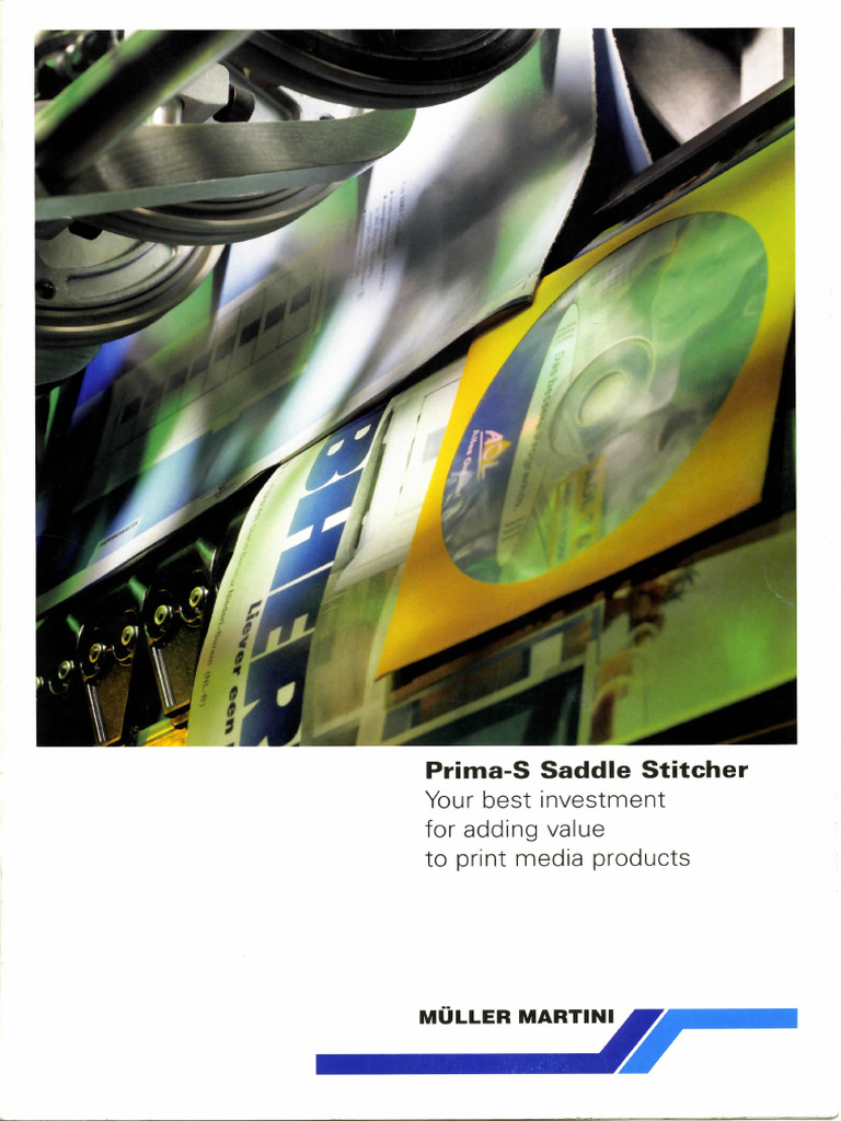 Müller Martini Prima-S - Saddle Stitcher - English | PDF
