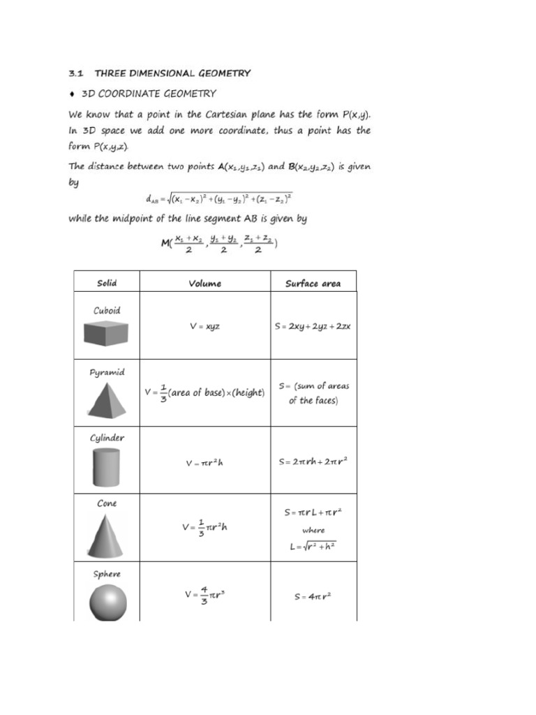 Geometry Triangles Trignometry Formulas | PDF