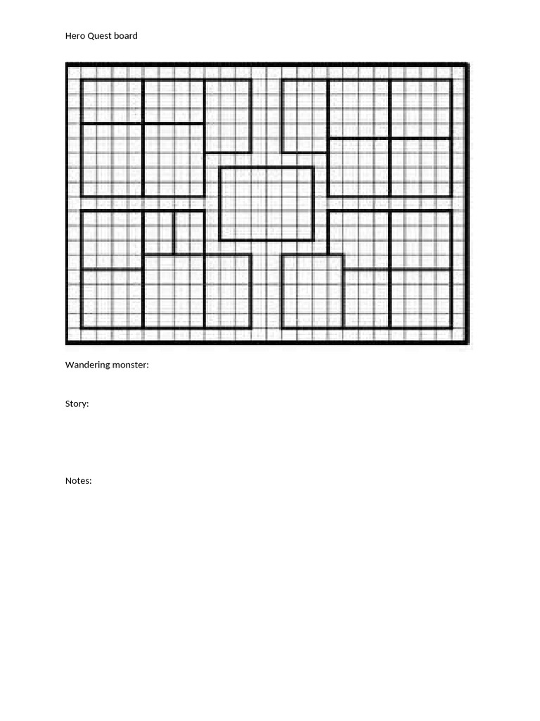 Heero Quest Blank Board | PDF
