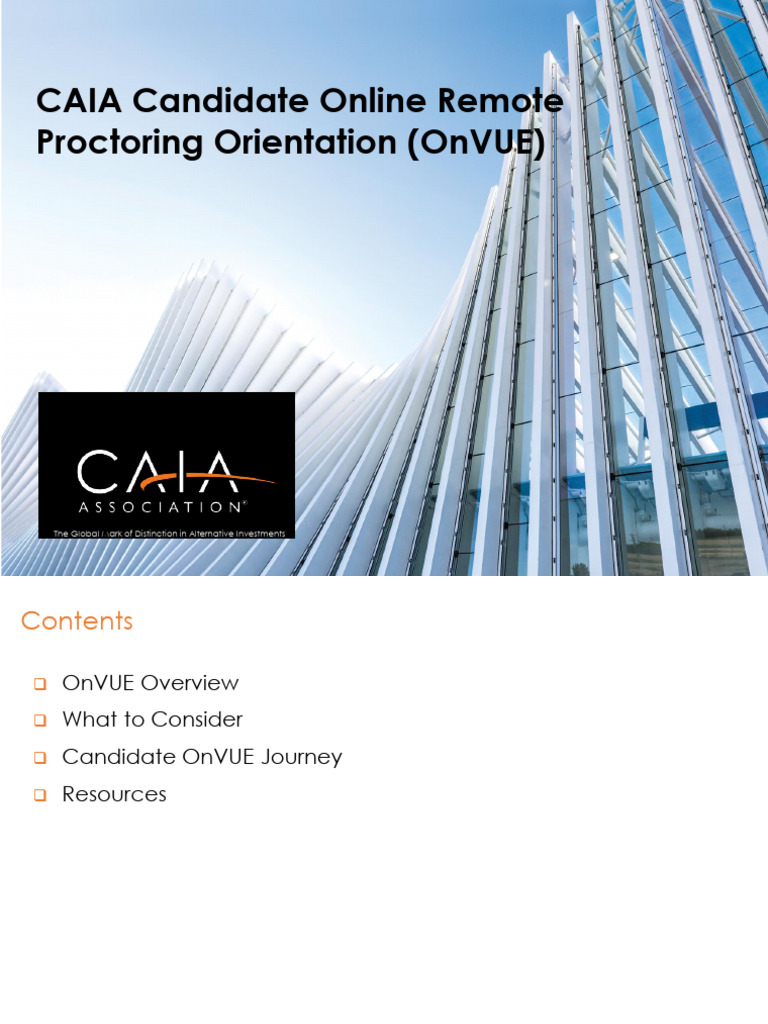 OnVUE Orientation Slides 2021 | PDF | Computing