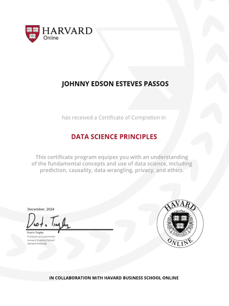 Harvardx Hks101a 1 Certificate Hbs | PDF