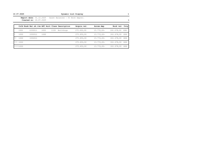 Asset Balances Report 2025 | PDF