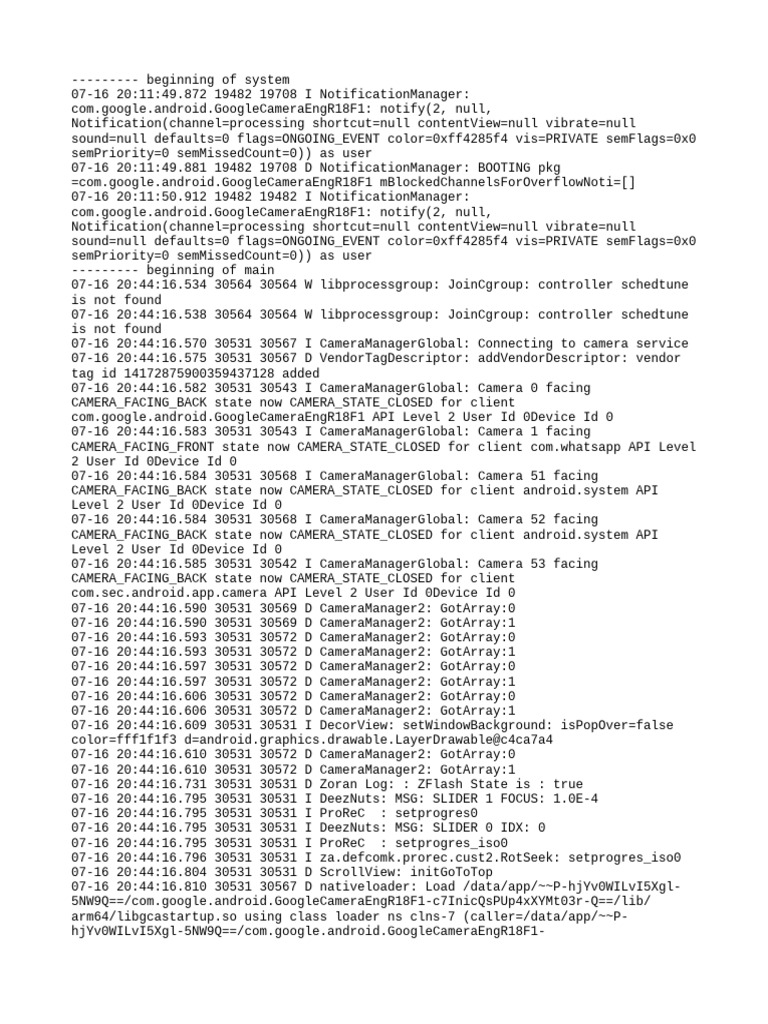 Log Cat 1752673456482 | PDF | Java (Programming Language) | Software Development