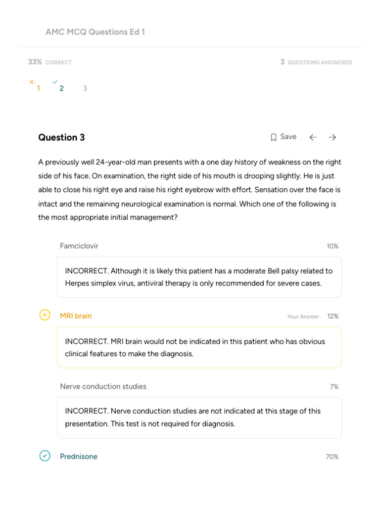 AMC MCQ Questions Ed 3 - EMedici | PDF