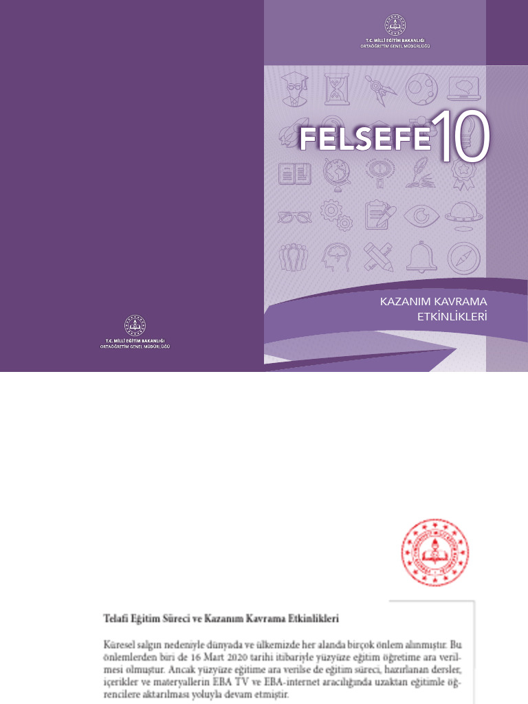 Felsefe: Kazanim Kavrama Etkinlikleri | PDF
