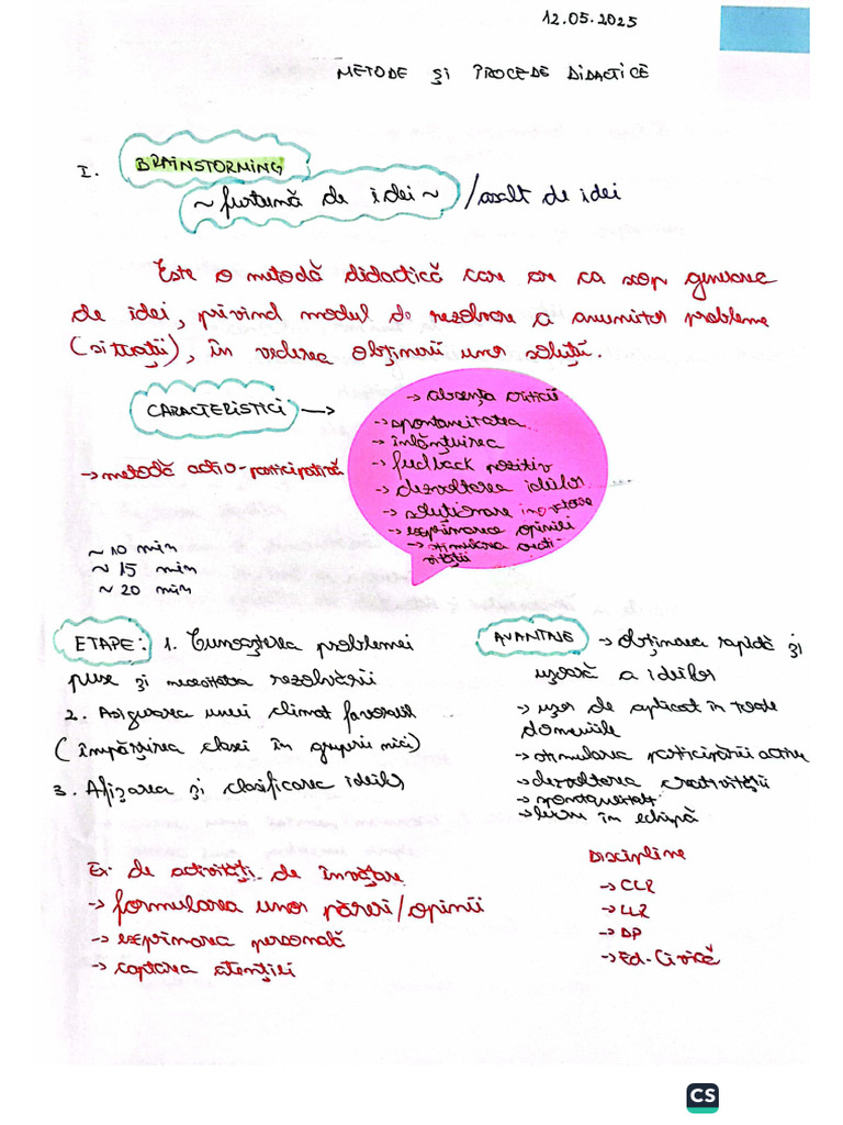 Metode Didactice | PDF
