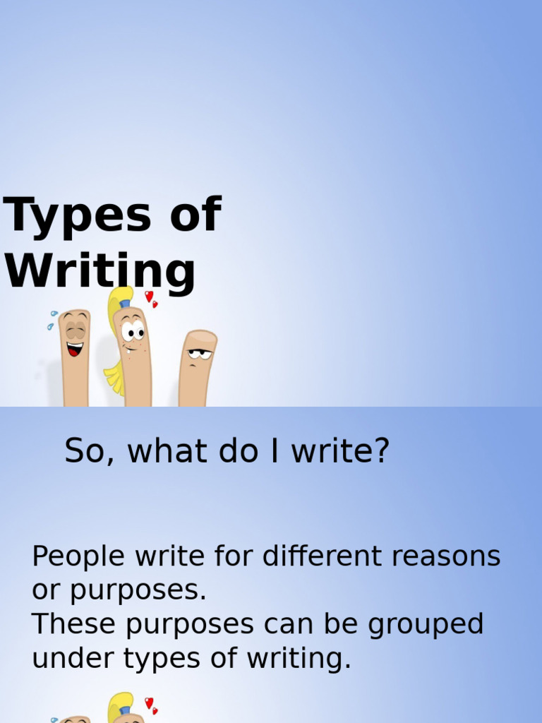 Types of Essay Writing Explained | PDF | Essays | Human Communication