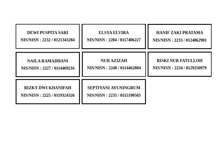Label Untuk Sampul Raport Kelas 6 | PDF