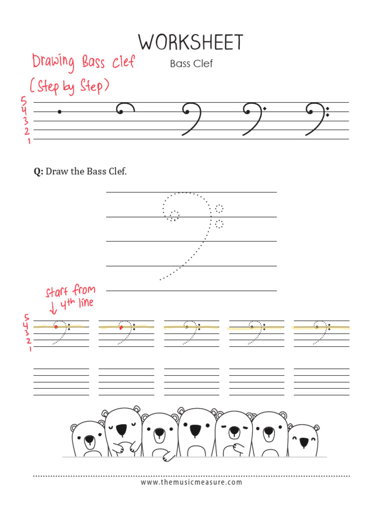 Write Bass Clef | PDF