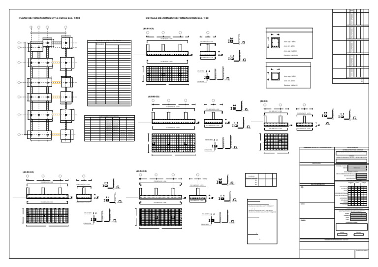1 - A1 Plano de Fundaciones (A) | PDF