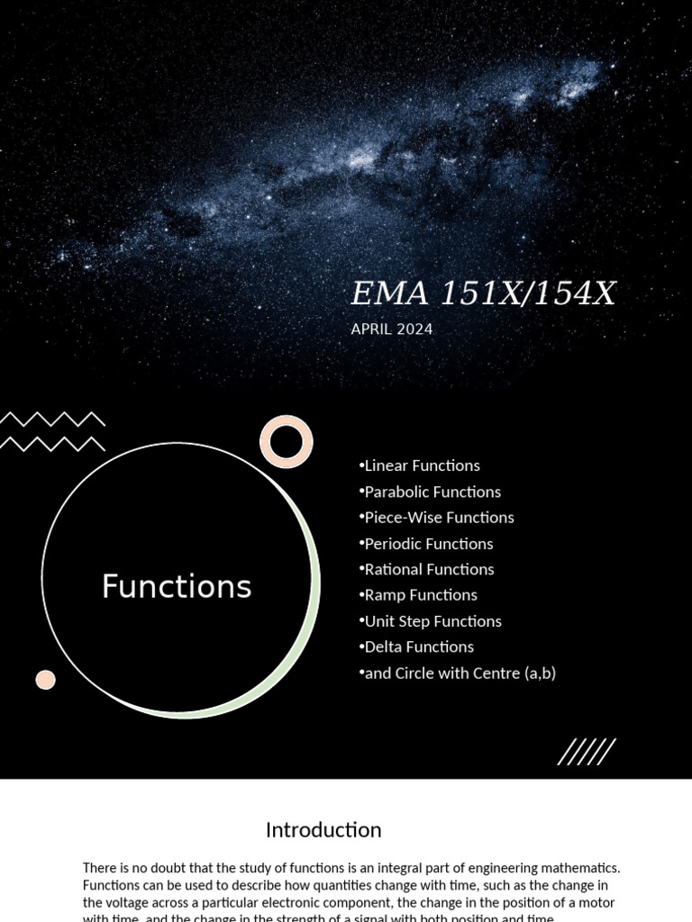 Engineering Functions 2024 | PDF | Function (Mathematics) | Asymptote