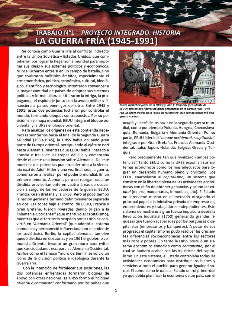 Dividido 20250624 1325 | PDF | Guerra Fría | Unión Soviética