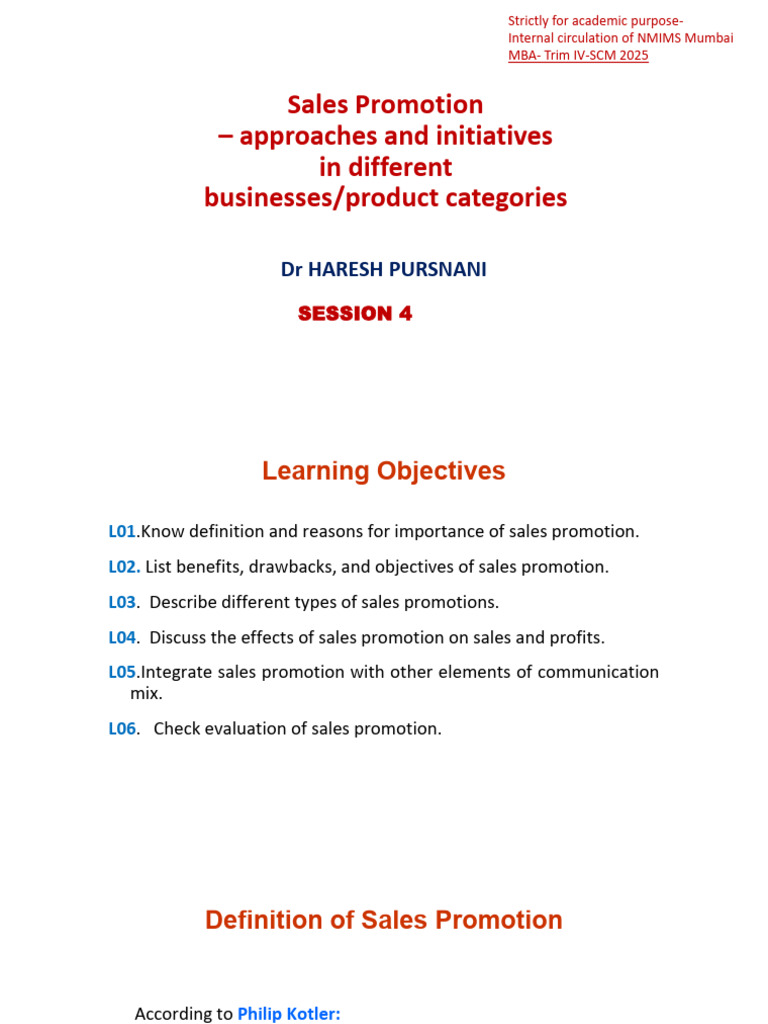 Disadvantages of Sales Promotions | PDF | Sales | Coupon