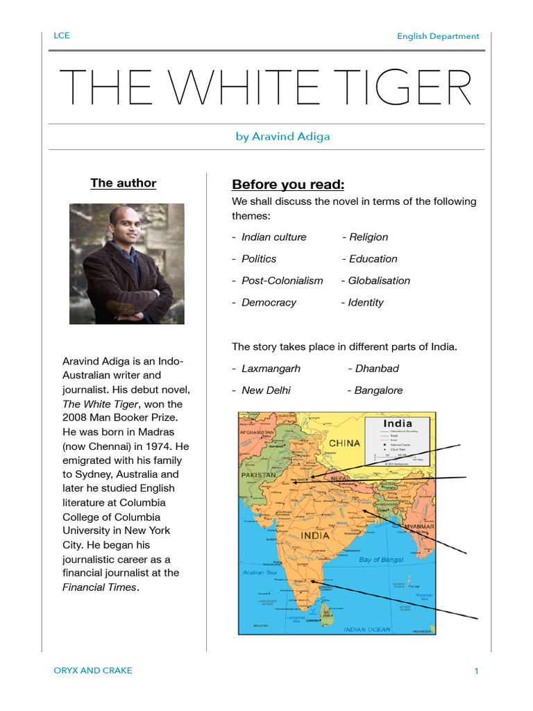 The White Tiger Booklet | PDF