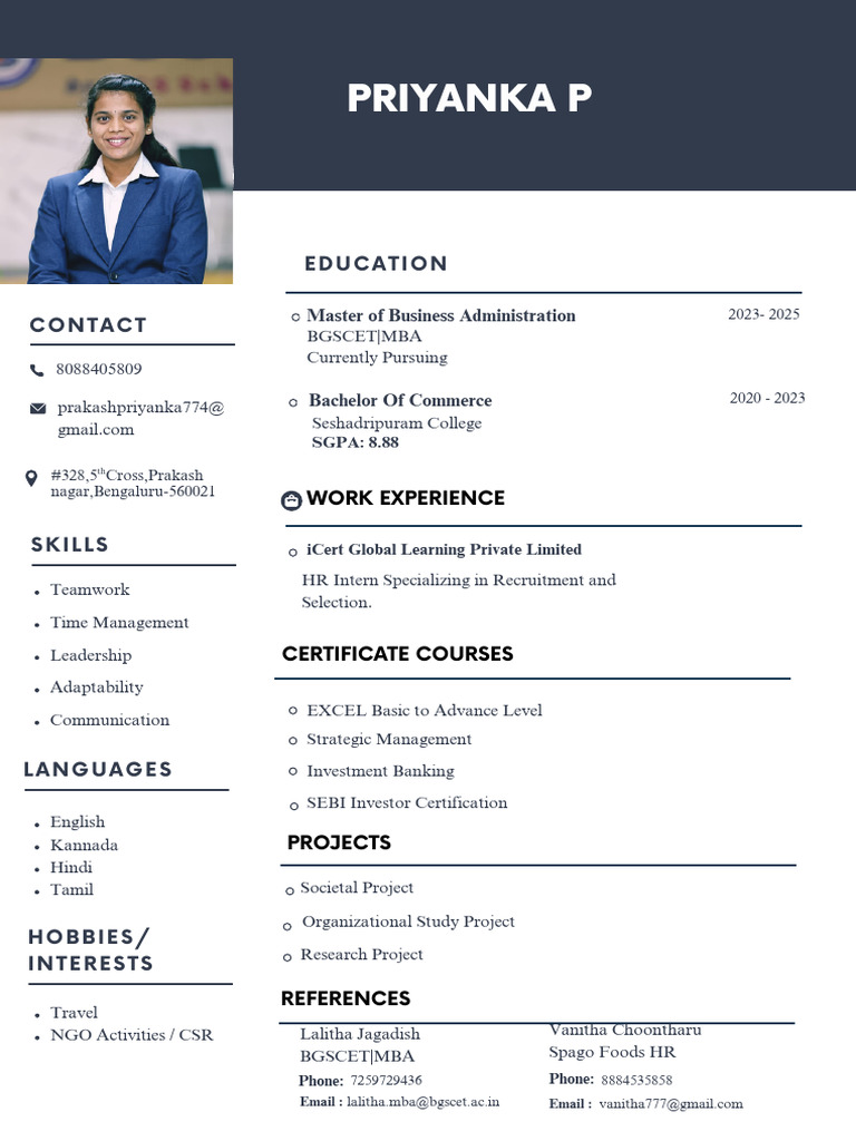 Priyanka Resume | PDF