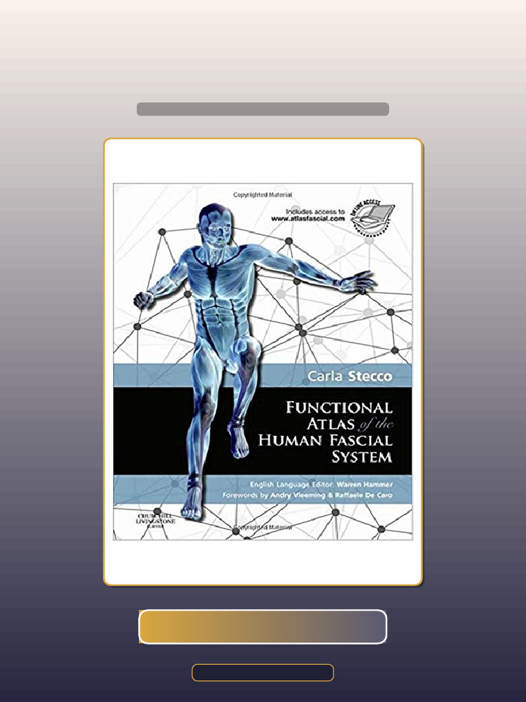 Functional Atlas of The Human Fascial System by Carla Stecco MD Warren ...