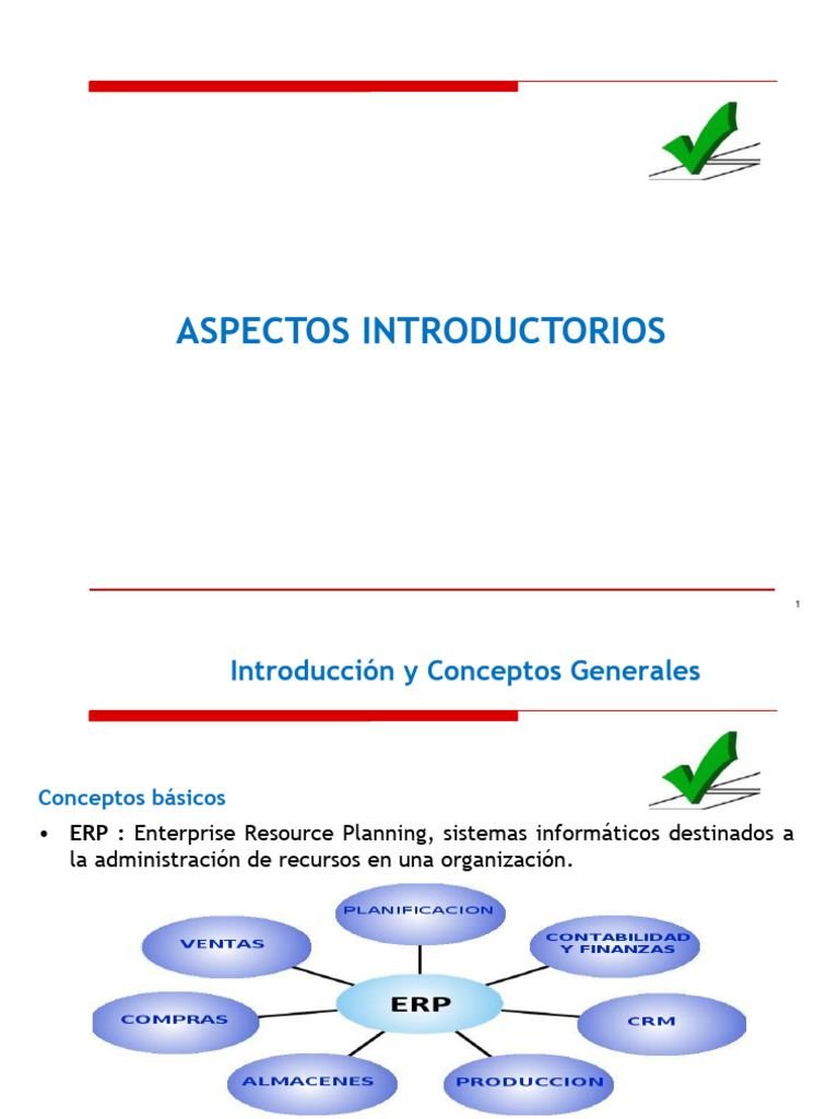 1. Aspectos introductorios | PDF | Servidor (Computación) | Planificación de recursos empresariales