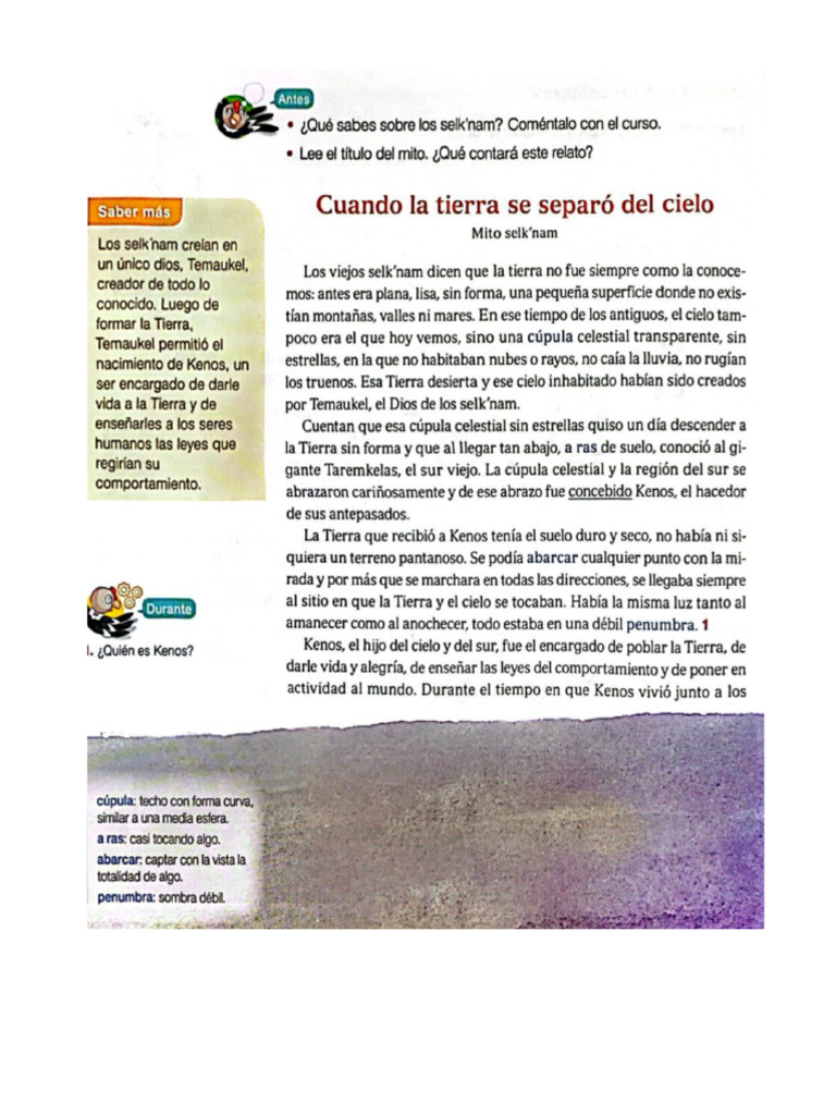 Mito Cuando La Tierra Se Separó Del Cielo | PDF