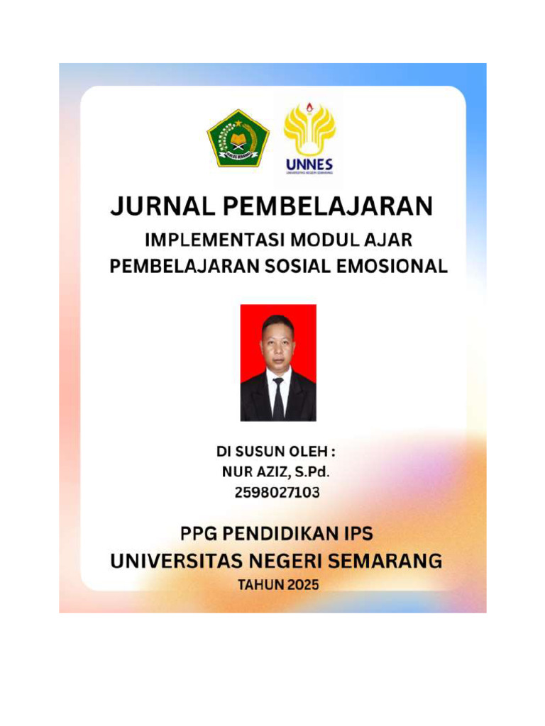 Contoh Cover Modul Ajar PPG IPS | PDF