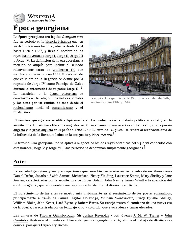 Época Georgiana | PDF