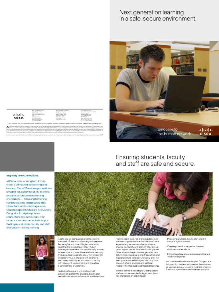 Cisco Solutions Brochure | PDF | Computer Security | Security