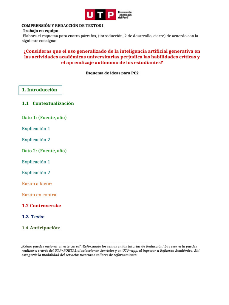 Ejercicio-Esquema para PC2 | PDF