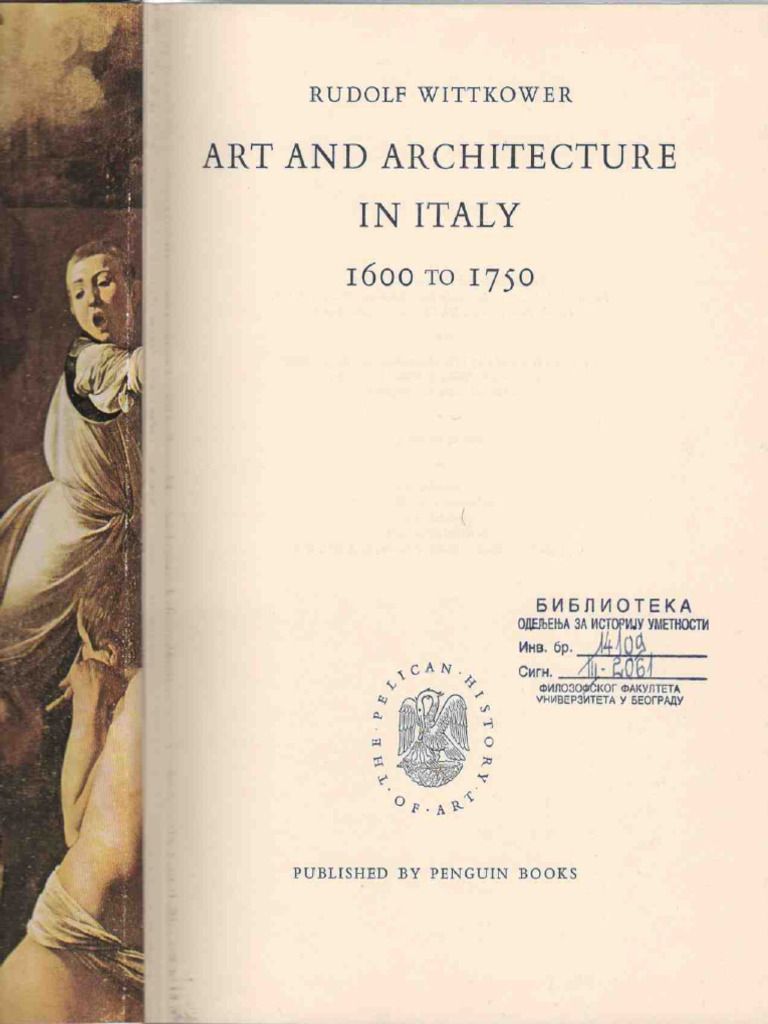 Art and Architecture in Italy 1600 To 1750 - Contents List of Figures ...