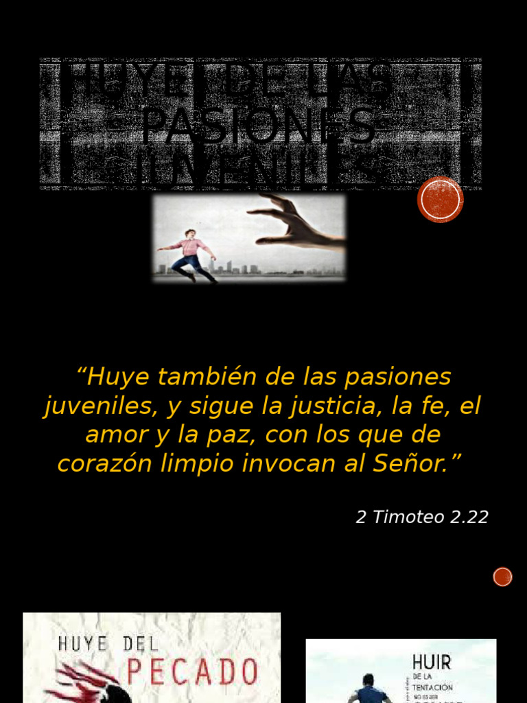 Huye de las Pasiones Juveniles | PDF | Pecado | Amor