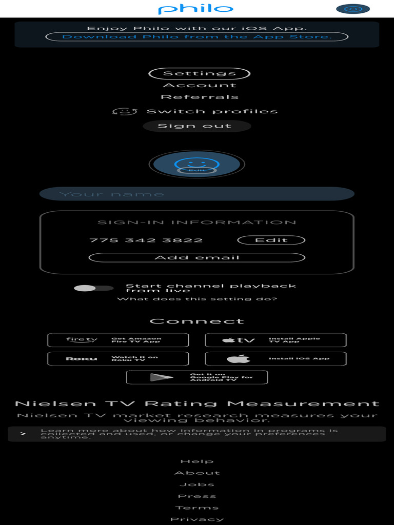 Philo App Settings and Tips | PDF