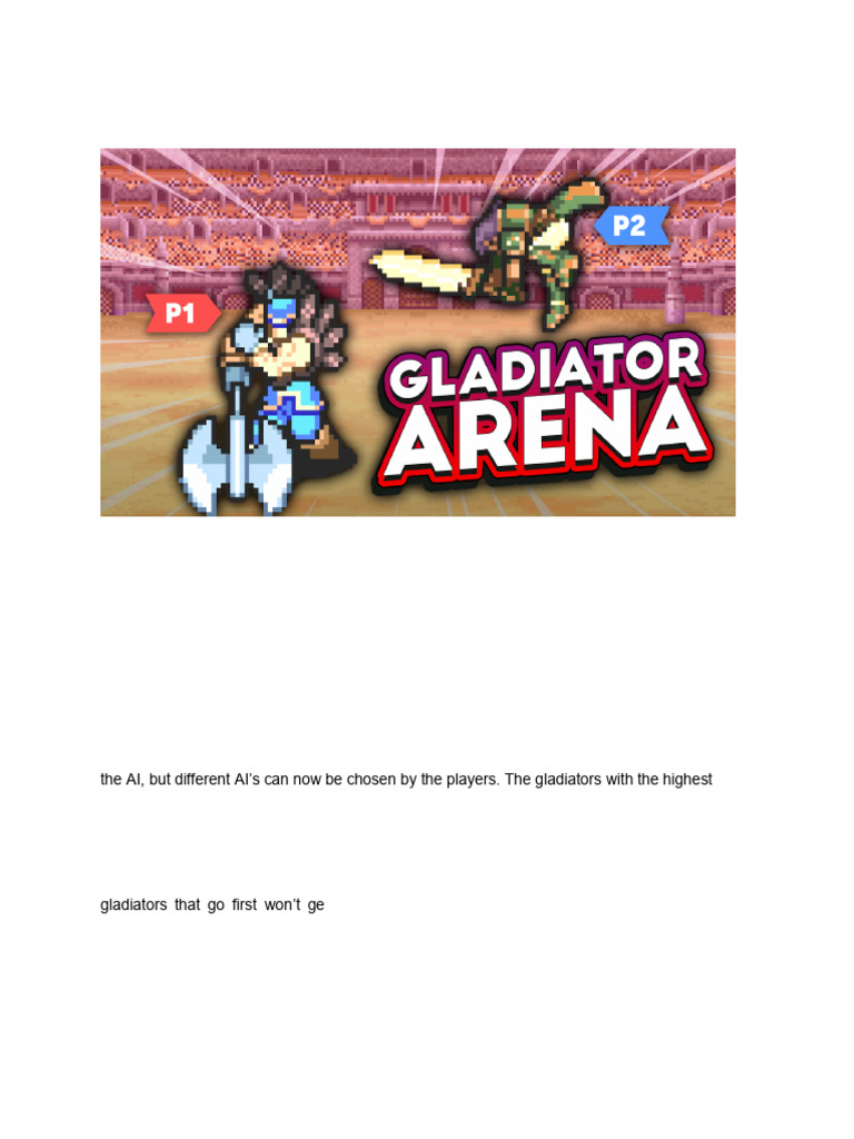 2v2 Gladiator Arena Overview | PDF | Spear