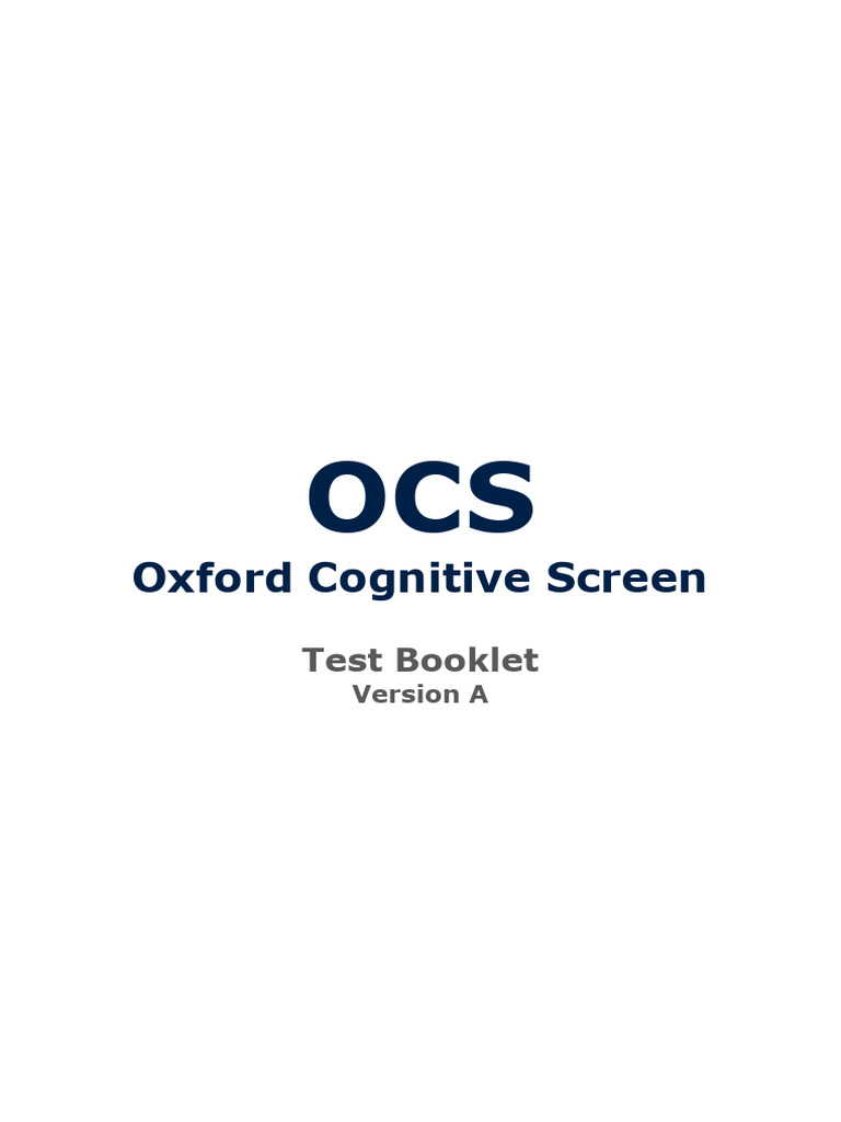OCS_TestBooklet_vA_new 2015_Portuguese | PDF