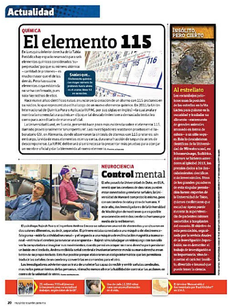 El Elemento 115 Quimica | PDF