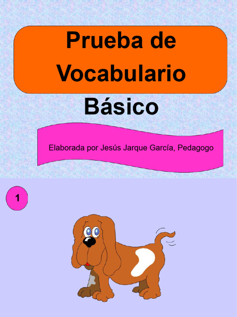 Vocabulario Basico | PDF