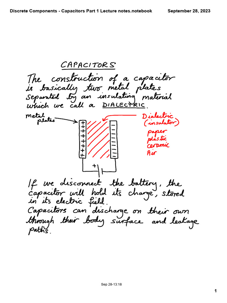 Discrete Capacitors Overview | PDF | Capacitor | Electronic Component