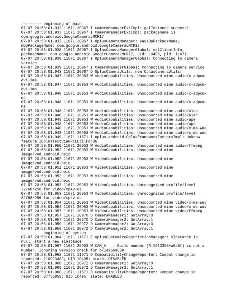 Log Cat 1751896681809 | PDF | Software | Computing