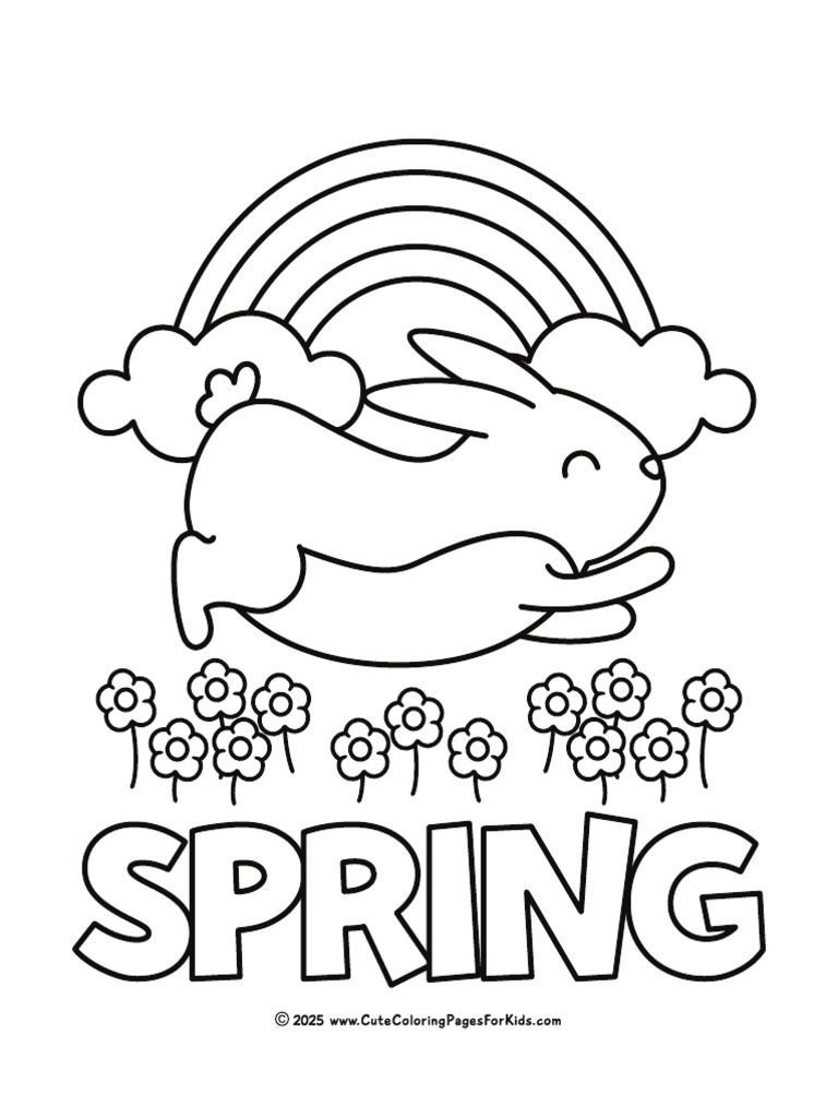 Spring Coloring Pages 2.1 | PDF