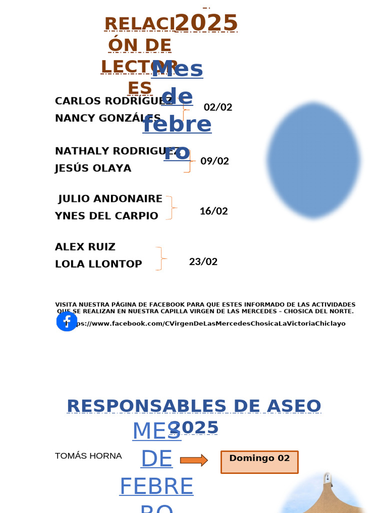 2025 Actividades de La Capilla | PDF