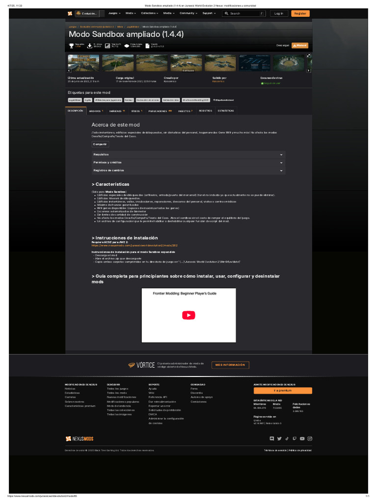 Configuración del Modo Sandbox en JWE2 | PDF
