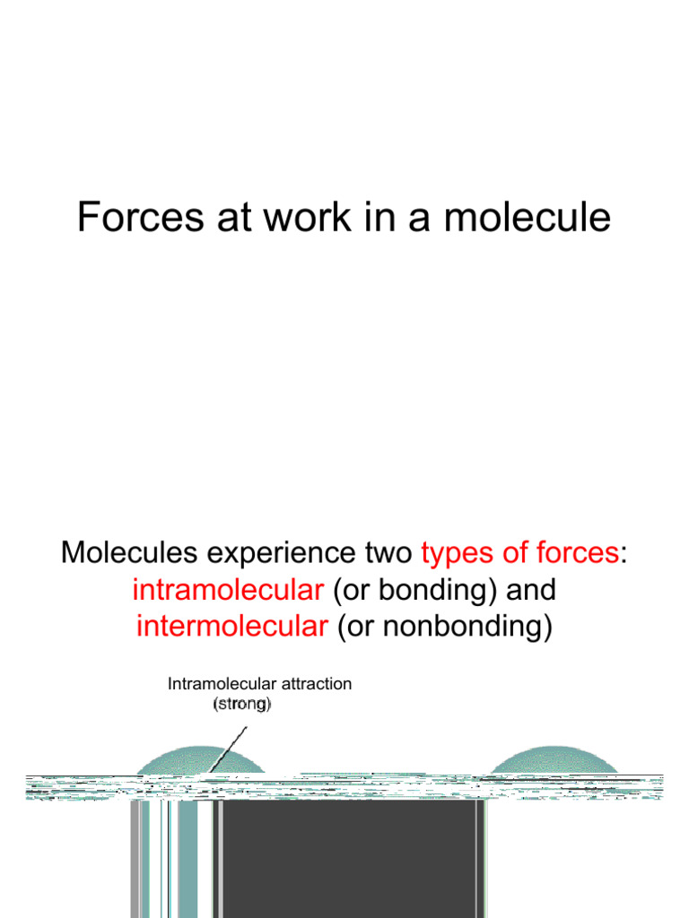 Understanding Molecular Forces | PDF | Chemical Bond | Intermolecular Force