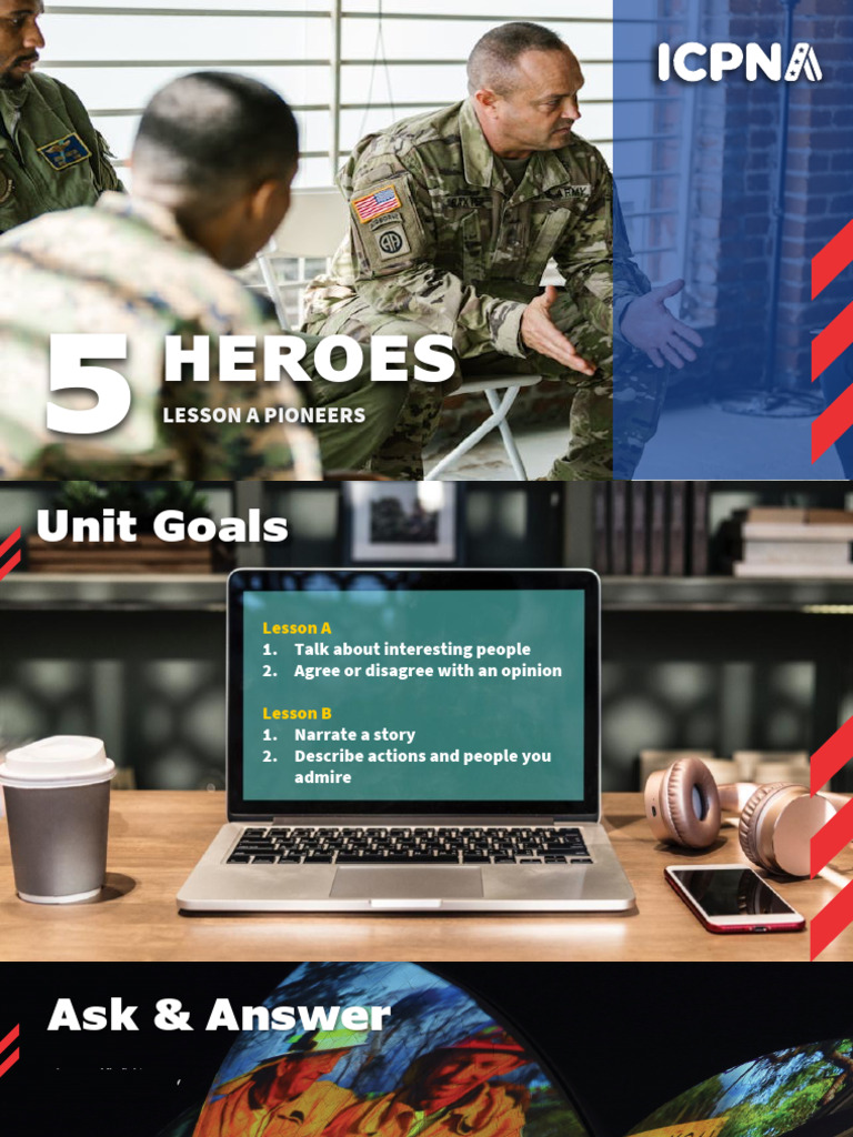 B06 - Unit 05 Heroes - Lesson A - Ss | PDF | Adjective | Subject (Grammar)