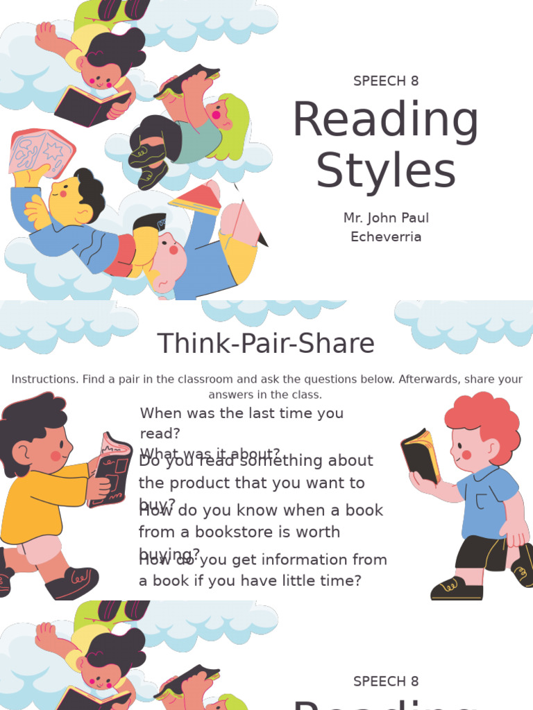 Understanding Reading Styles and Techniques | PDF | Reading ...