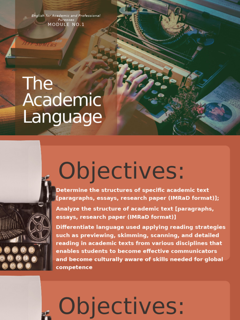EAPP Academic Language | PDF