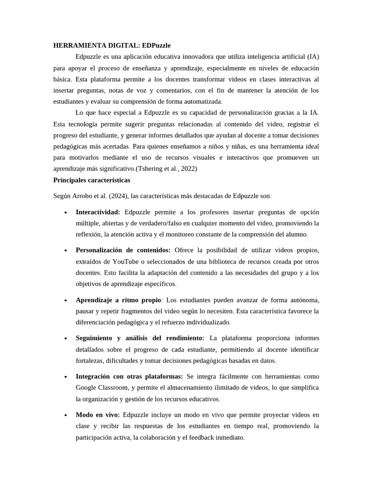Edpuzzle: Innovación en Educación Interactiva | PDF | Enseñando ...