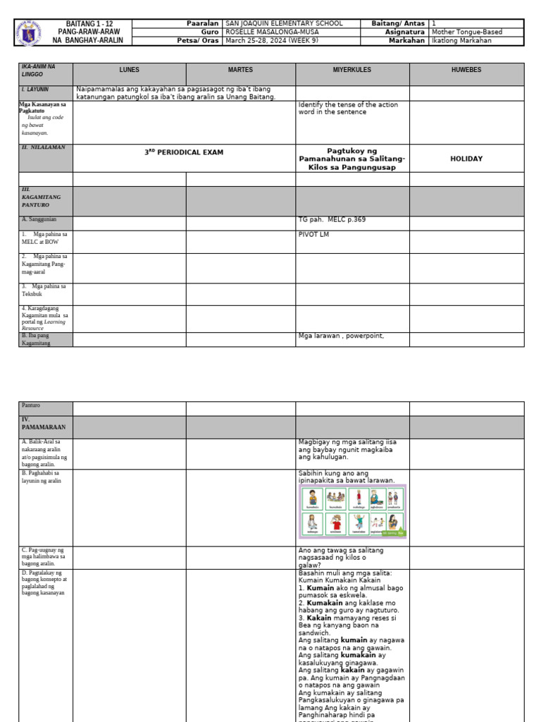 DLL MTB-1 Q3 W9 | PDF