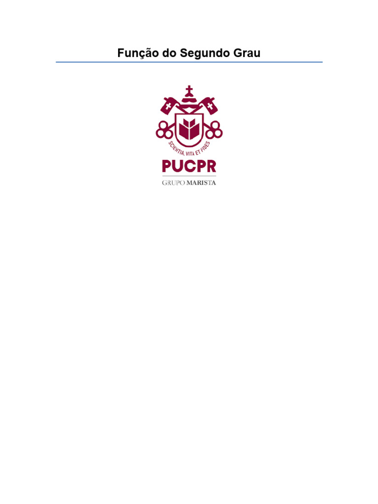 Resumo Funcao Segundo Grau | PDF