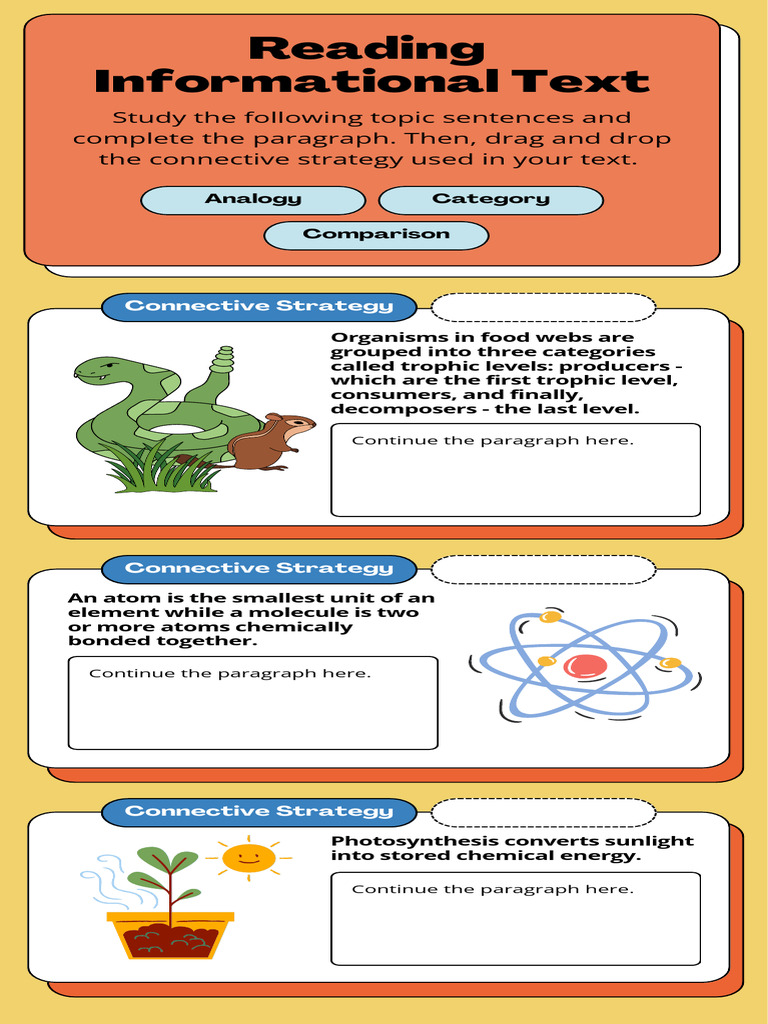 Comparison, Analogy, Category Infographic | PDF