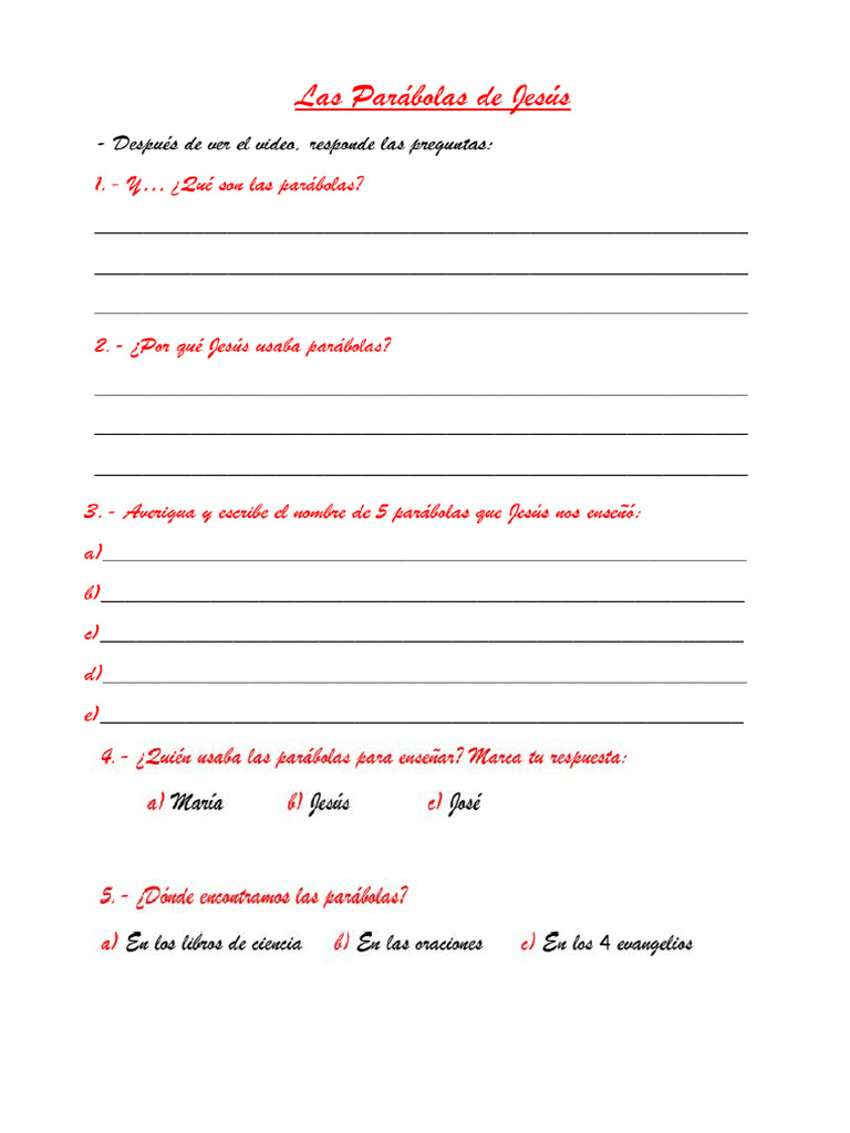 Ficha de Religión | PDF