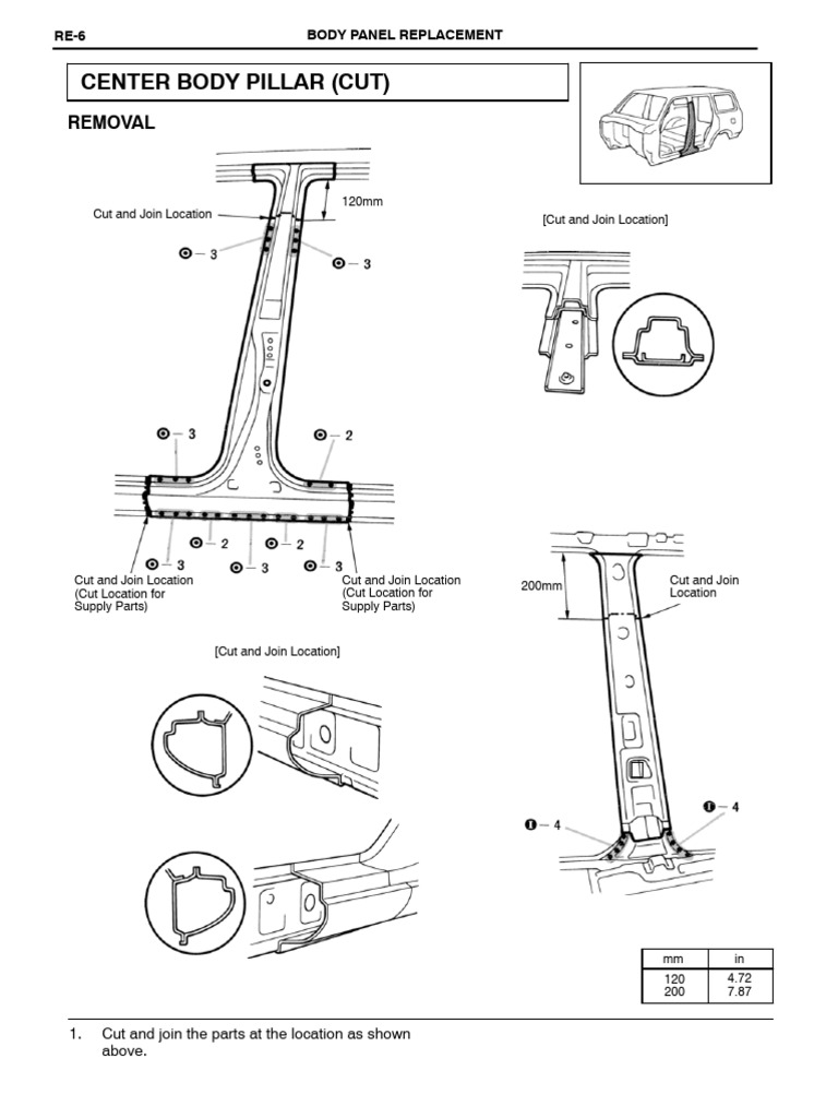 Center Body Pillar Cut 1 | PDF