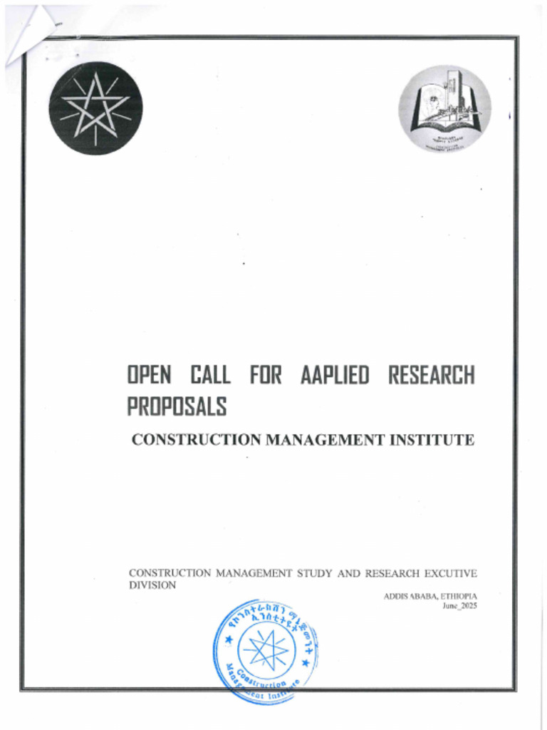 Call For Proposal | PDF