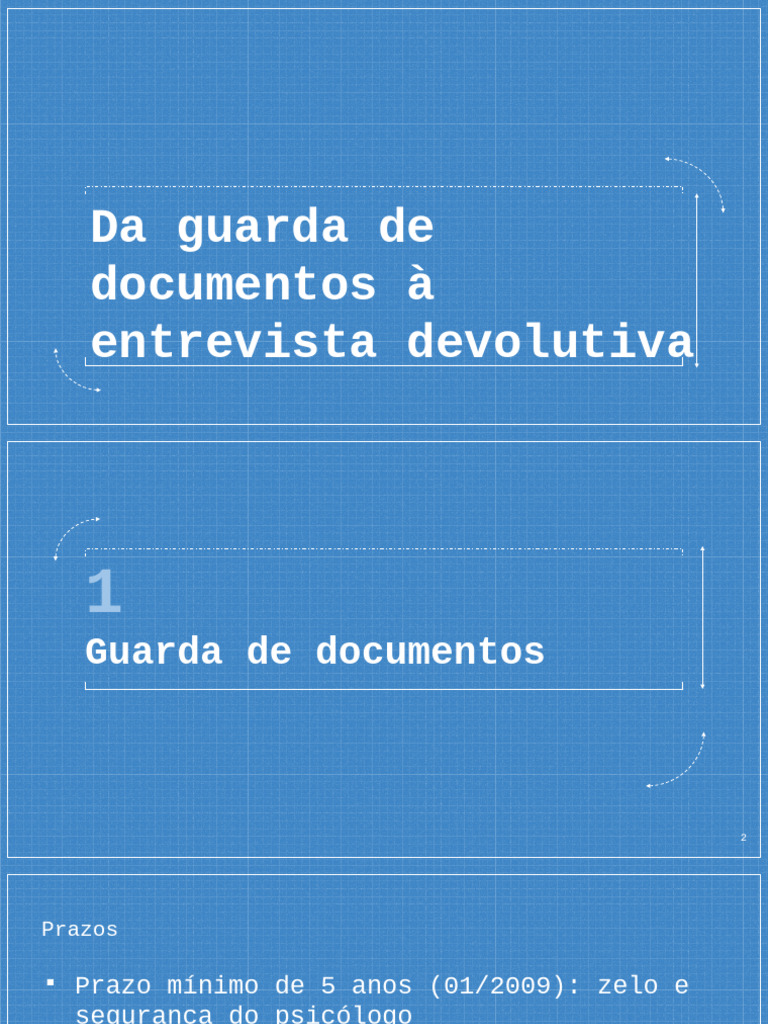 Entrega e Guarda de Documentos Psicológicos | PDF | Psicologia ...